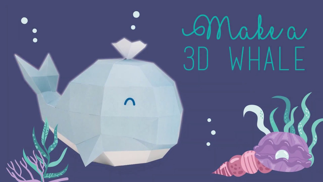 Make a 3D Whale - YouTube