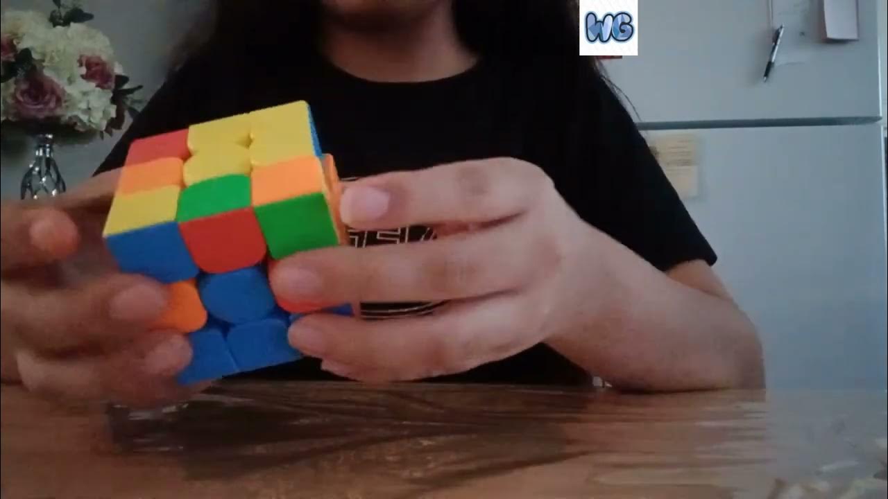 beginner trying to solve rubik's cube (again) - YouTube