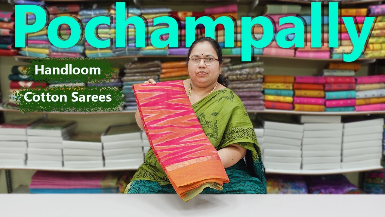 Pochampally handloom cotton sarees with wholesale prices | Mana ...