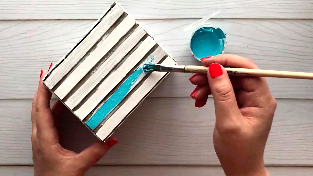 DIY Simple cardboard box idea | Creative Idea - YouTube