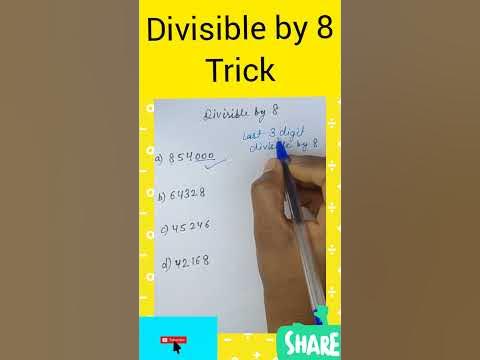 divisible by 8 rule|divisible by 8|divisibility rule of 8 with in 2 ...