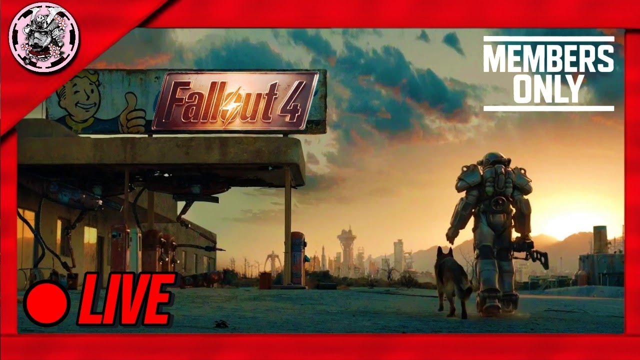 🔴LIVE | Fallout 4 FIRST PLAYTHROUGH | Open to Non-Members - YouTube