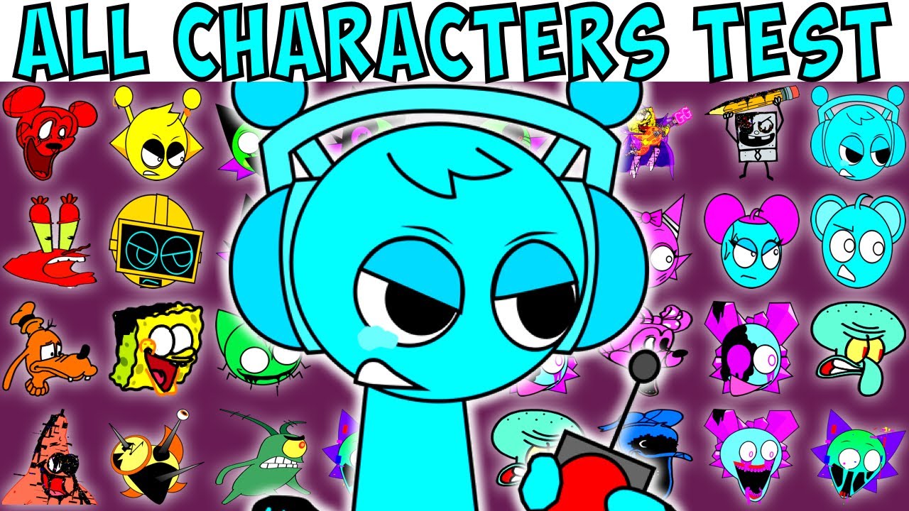 ALL CHARACTERS TEST | FNF Character Test | Gameplay VS Playground - YouTube