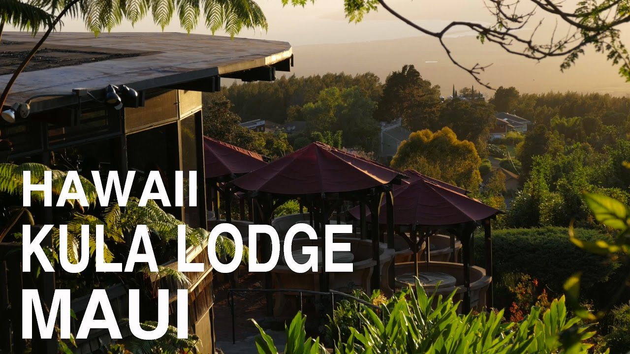 HAWAII Kula Lodge MAUI マウイ島クラロッジ DJI Osmo - YouTube