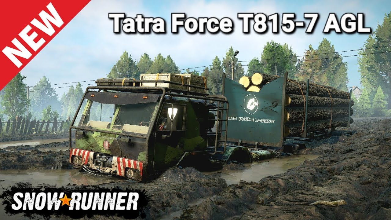 New Truck Tatra Force T815-7 AGL In SnowRunner Season 9 - YouTube