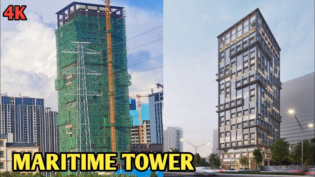 4K MARITIME TOWER ↕️ 92m , 🏗️23 Floors - YouTube