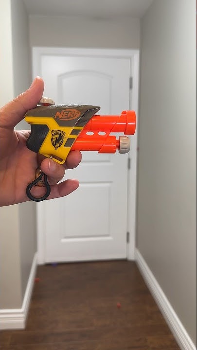 WORLDS SMALLEST NERF GUN - YouTube