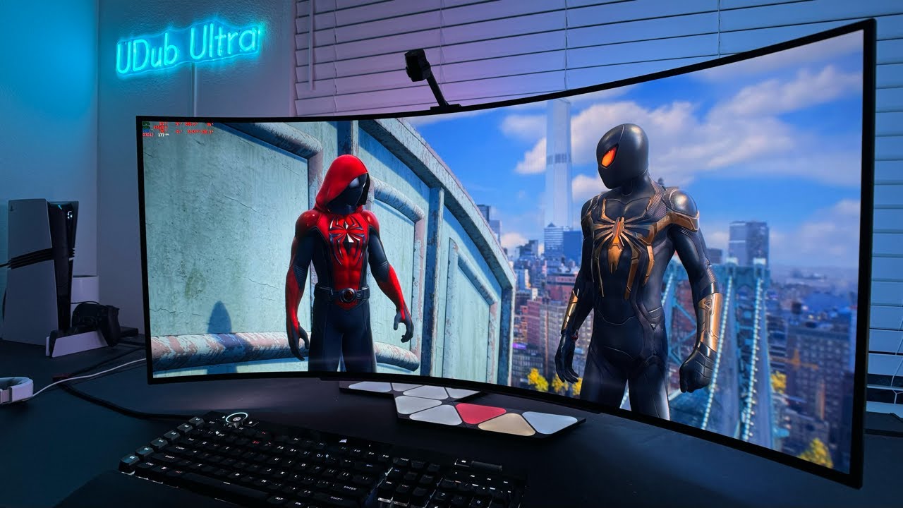 Spiderman 2 Looks AMAZING on a LG 45" UltraWide OLED | LG45GS96QB HDR ...