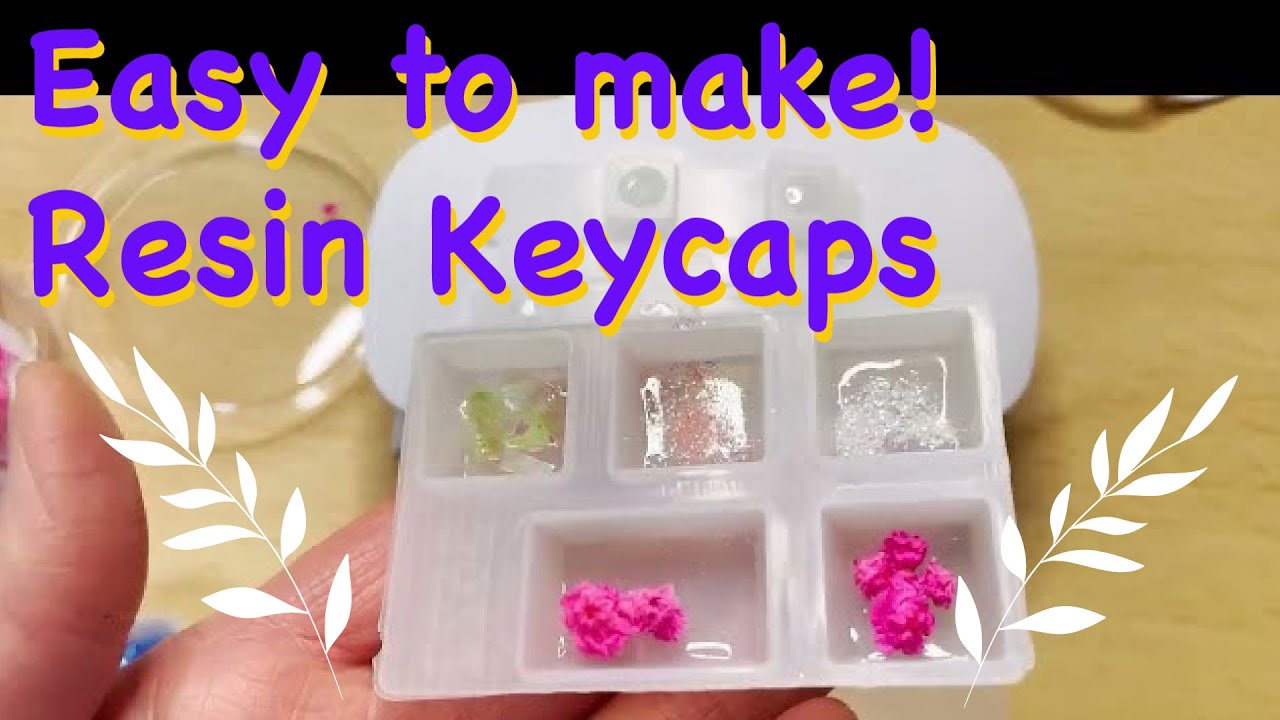 I try to make resin keycaps! - YouTube