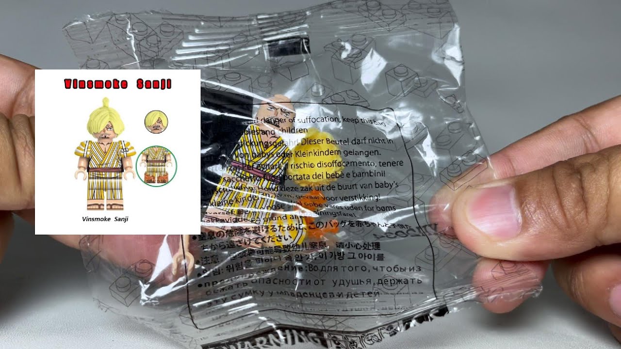 Unboxing dan Review Lego minifigure Vinsmoke Sanji #sanji #onepiece # ...