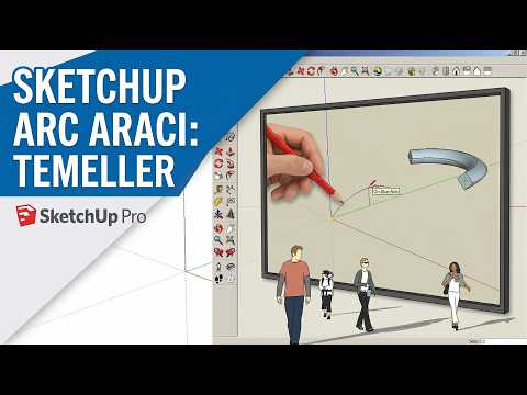SketchUp Arc Aracı Nasıl Kullanılır? (Detaylı Anlatım)