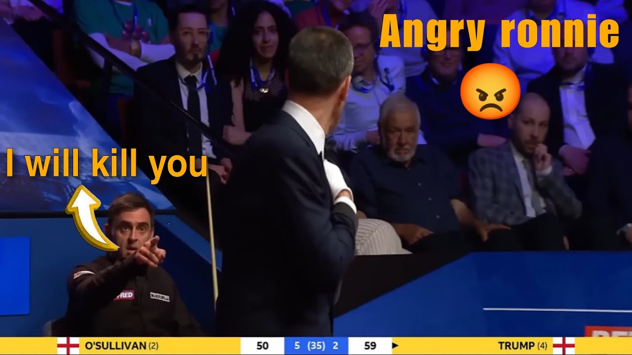 Ronnie O'sullivan Angry and frustrated Mode|ft Ronnie o'sullivan - YouTube
