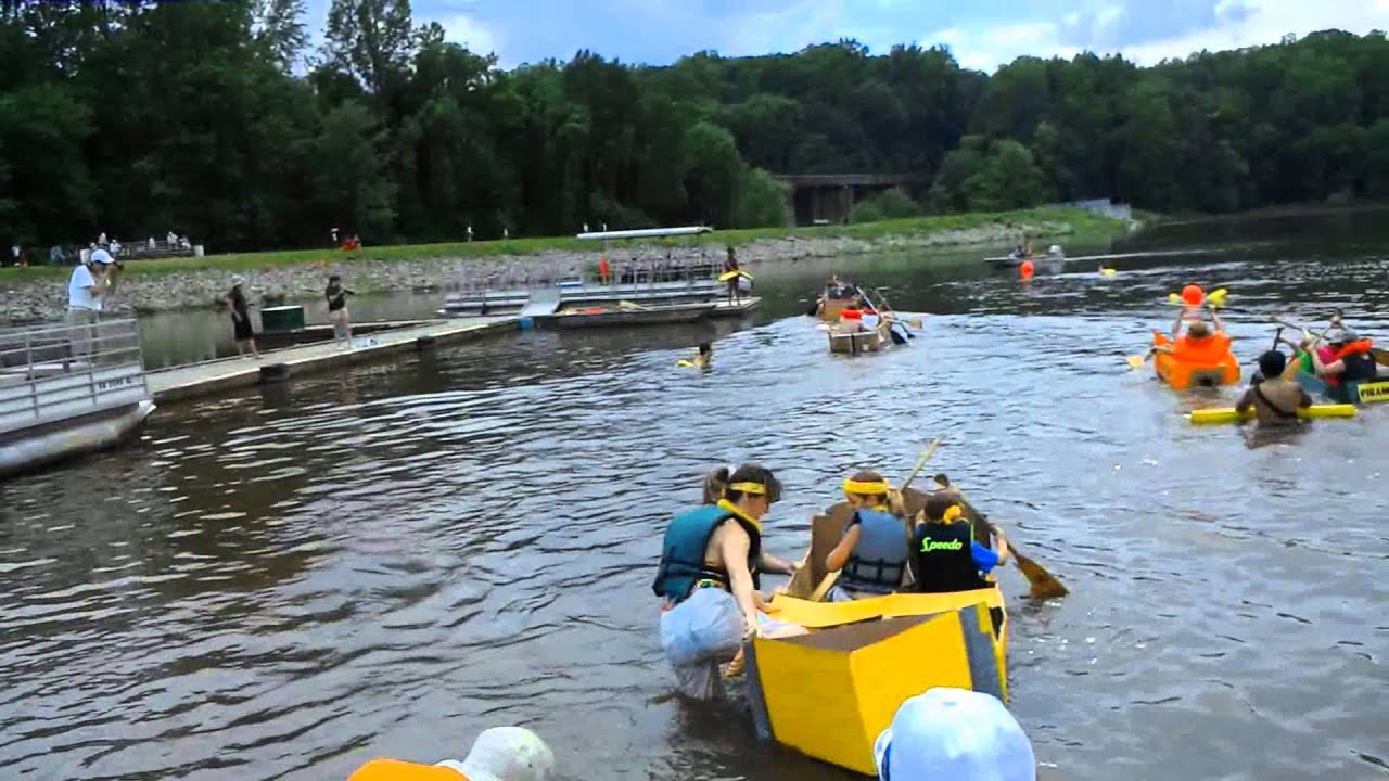 Cardboard Box Regatta - YouTube