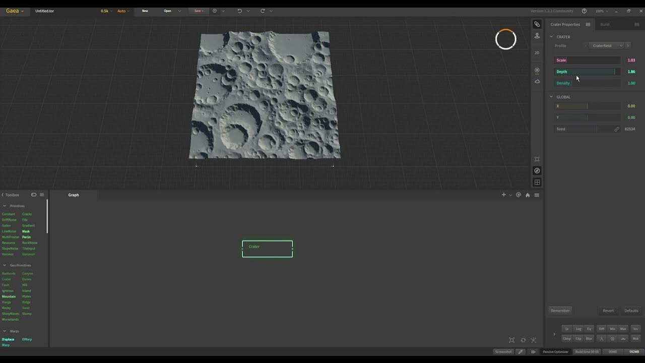 GAEA 002-03 Geo Primitives - Crater - YouTube