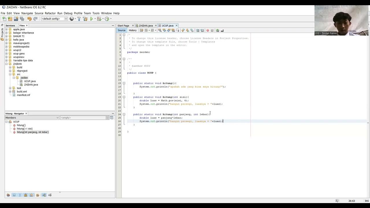 TUTORIAL JAVA 22 | OVERLOADING - YouTube