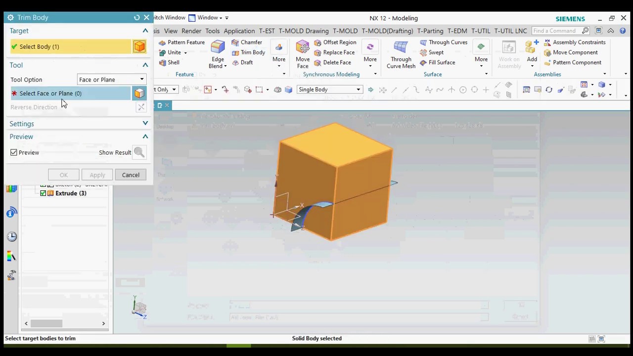 Trim Body In NX 12 How To Use Trim Body Command YouTube trim-body-in-nx-12-how-to-use-trim-body-command-youtube