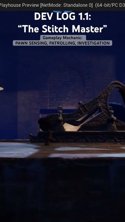 Game Dev Log: “The Stitch Master” (UE5) #gamedev #indiedev #indiedevelopment #gamedesign - YouTube