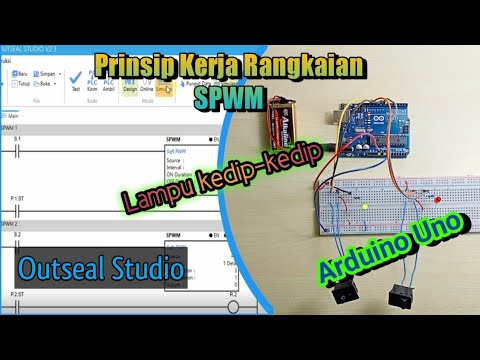 PLC Arduino‼️Cara membuat Rangkaian SPWM menggunakan outseal studio - YouTube