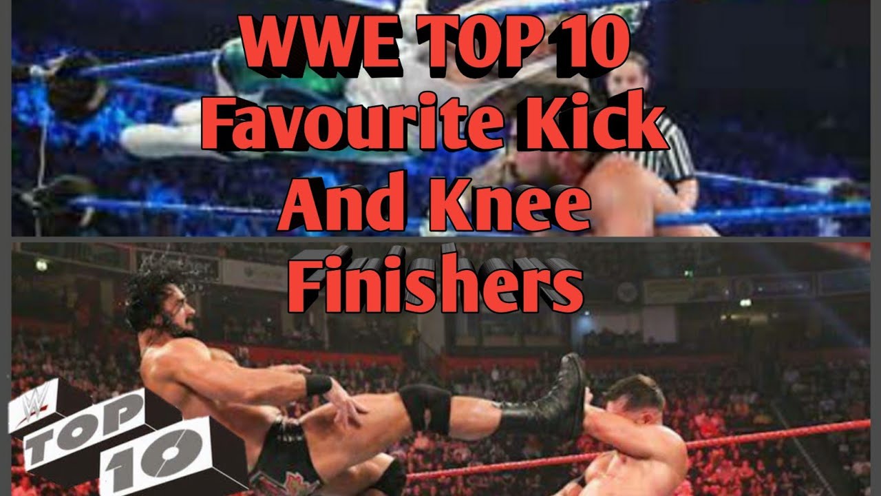 WWE TOP 10 Favourite Kick And Knee Finishers - YouTube