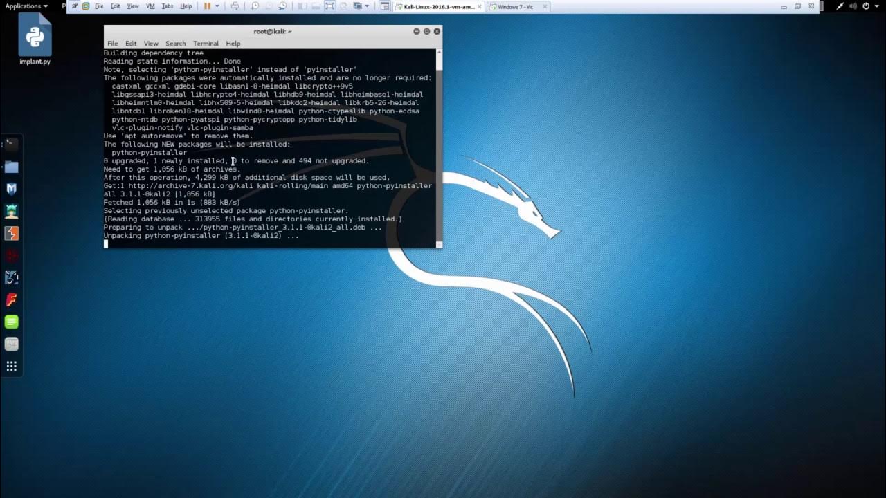 How to install PyInstaller in kali linux tutorial - YouTube