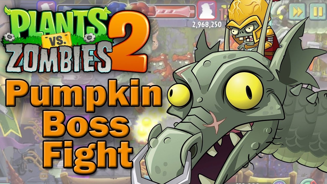 Plants vs Zombies 2 Arena: Pumpkin Boss Fight Tournament (7.7м) - YouTube