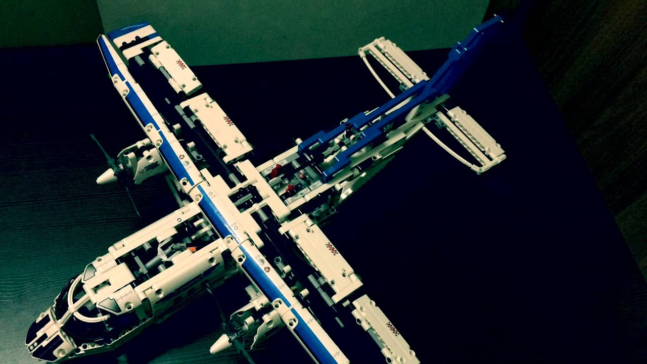Lego Technic Cargo Plane Build - YouTube