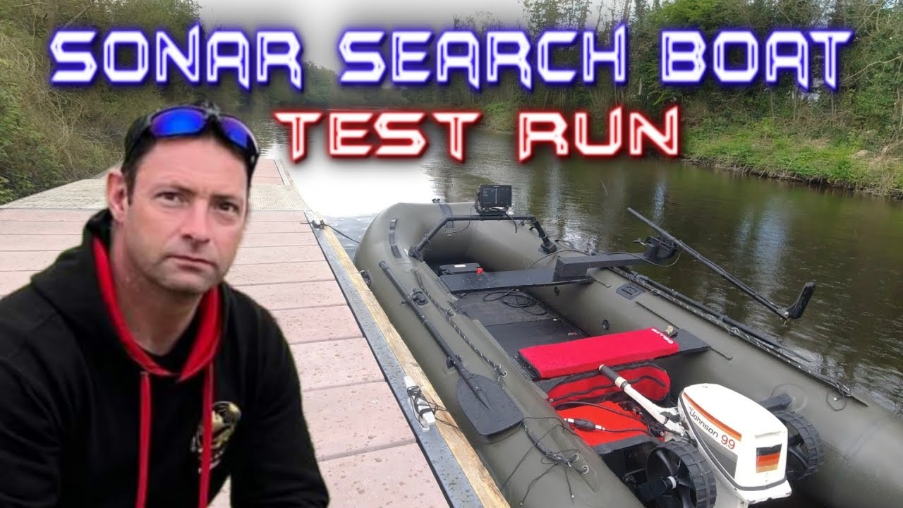 Sonar Search Boat Test Run - YouTube