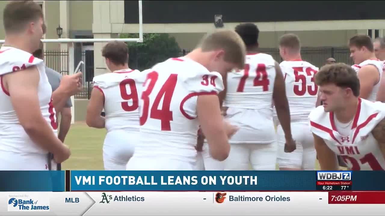 VMI Football Embraces Youthful 2025 Roster - YouTube
