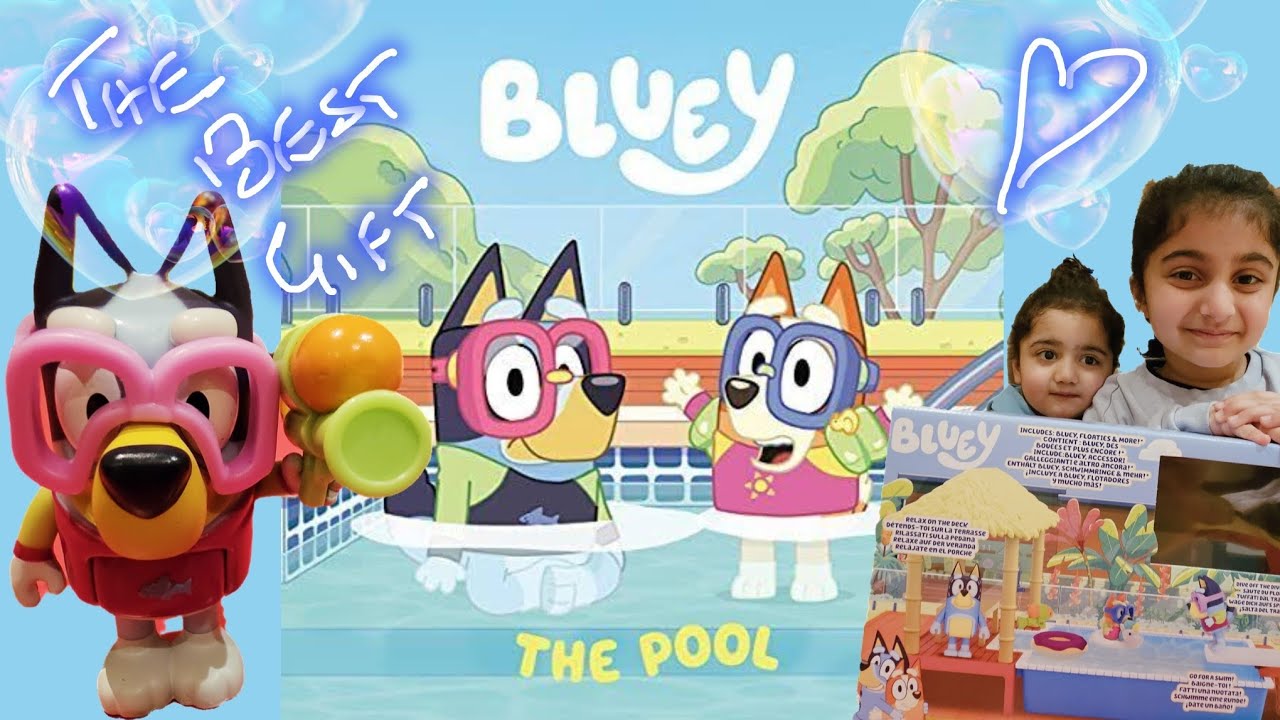 #Bluey Pool was fun - YouTube