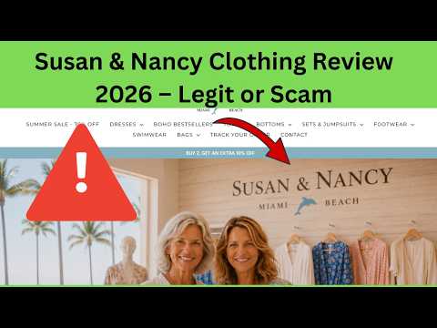 Susan & Nancy Clothing Review 2026 – Legit or Scam