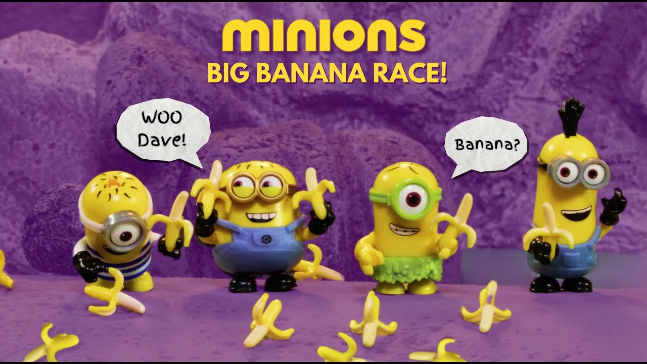 Minions Chase in the Big Banana Race | Despicable Me 3 - YouTube