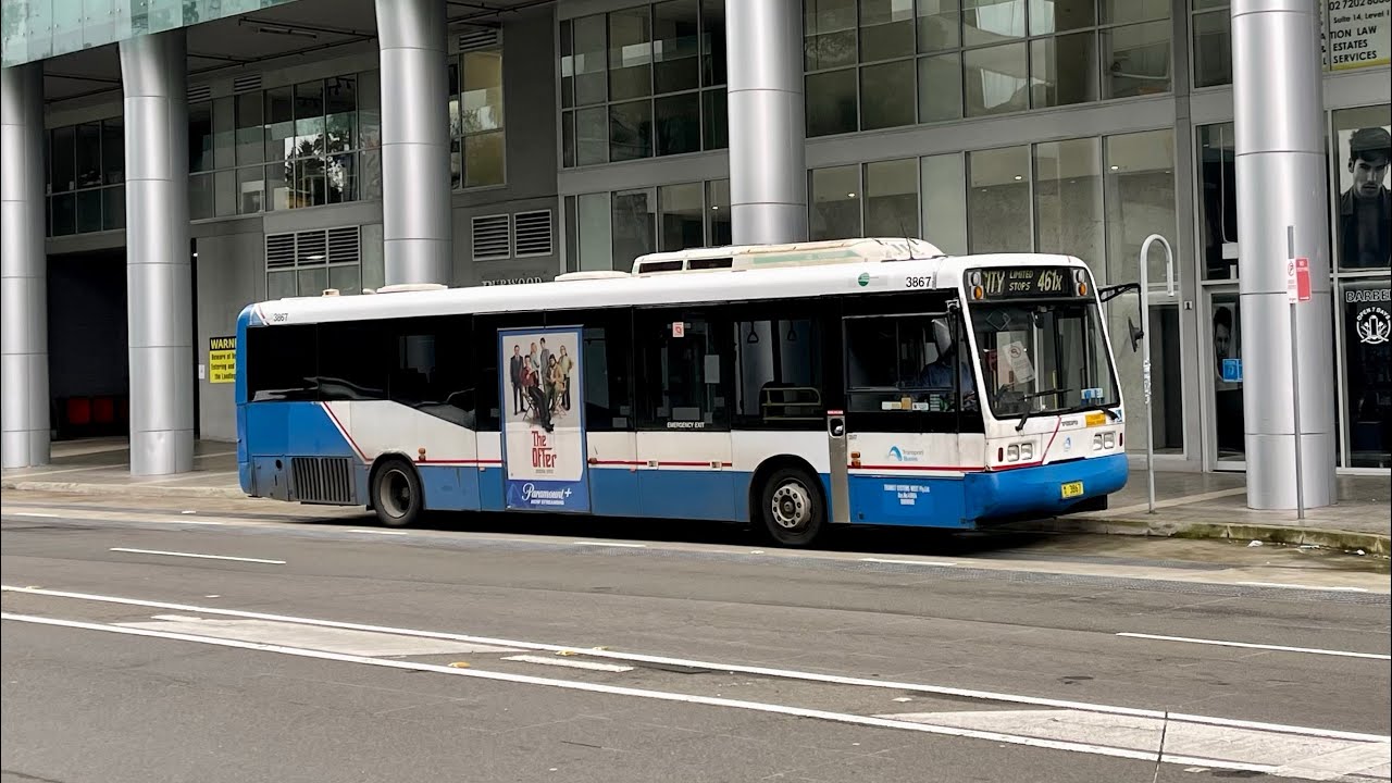 Transit Systems Sydney: m/o 3867 - Volvo B10BLE APG Orana - YouTube