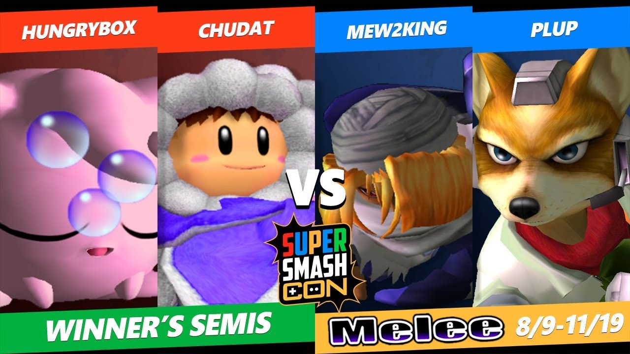 SSC 2019 SSBM Teams - Hungrybox & Chudat VS Mew2king & Plup - Smash Melee Winner's Semifinals ...