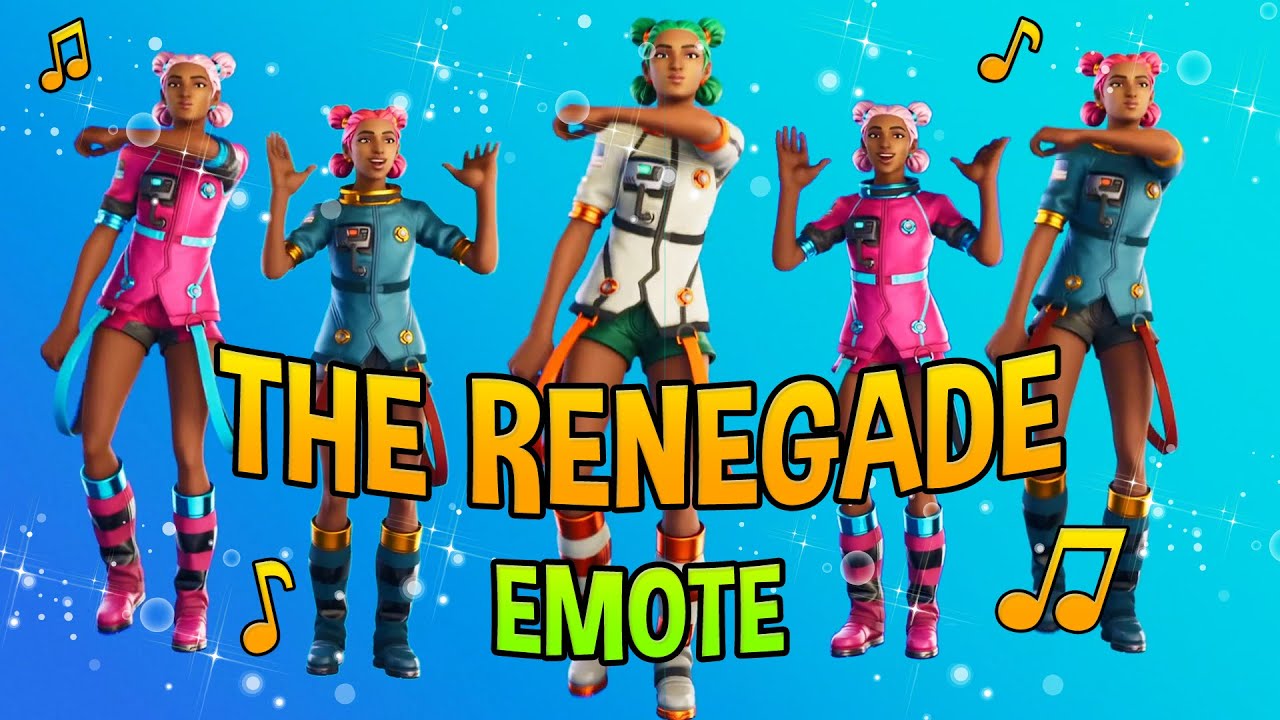 THE RENEGADE EMOTE FORTNITE DANCE * NEW * - YouTube