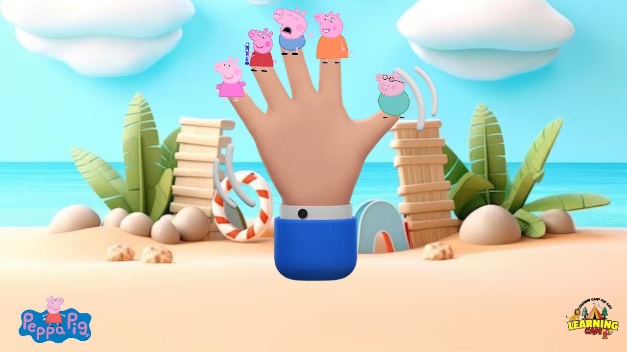 Peppa Pig Finger Family Nursery Rhymes & Kids Song - YouTube