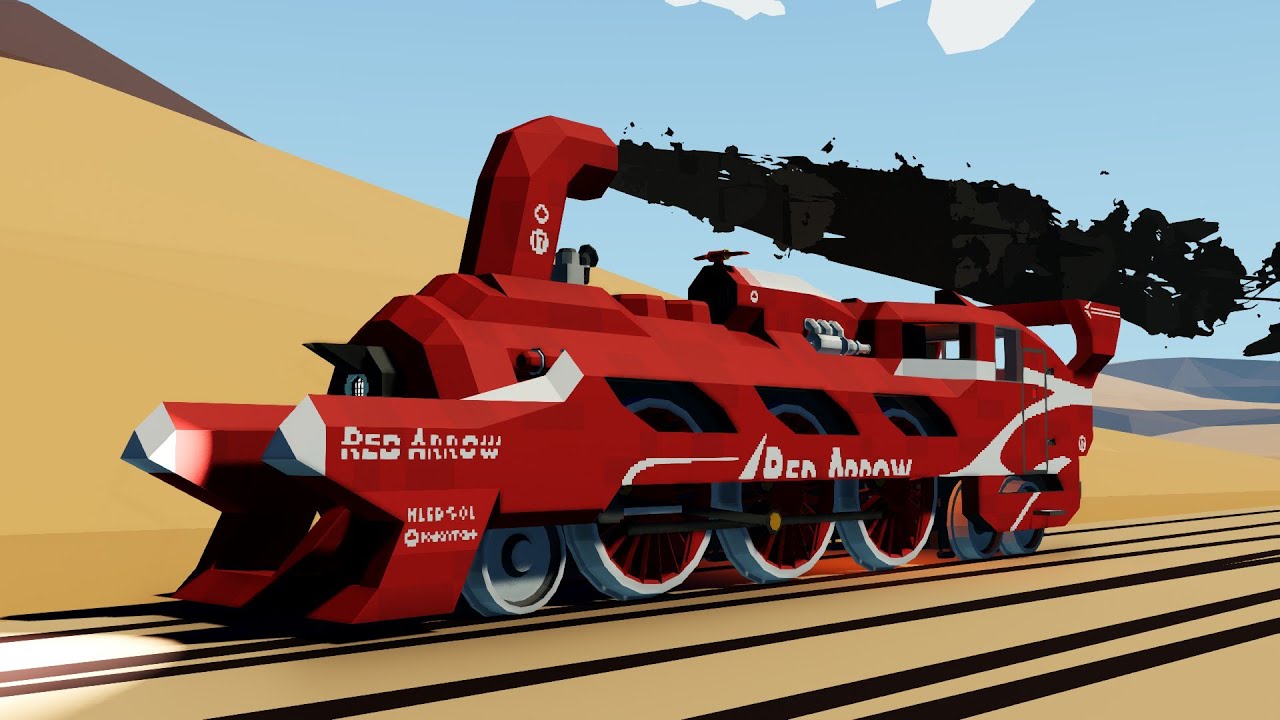 Red Arrow | Steampunk Racing Train from "Steam Speed" In Stormworks ...