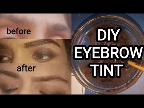 How To Make Eyebrow Tint At Home || Eyebrow Tint with Henna&coffee ...