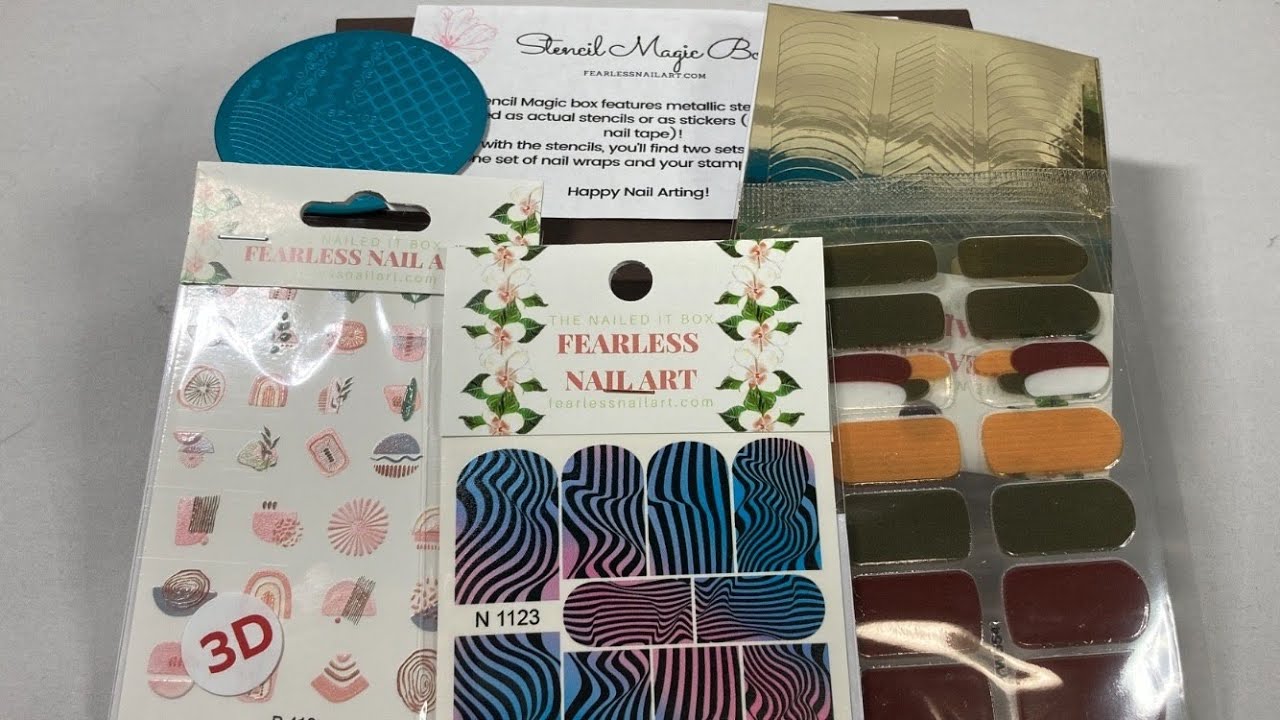 April 12, 2021: Fearless Nail Art: Unboxing - YouTube