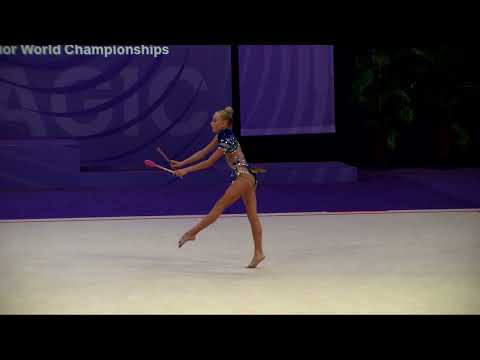JAKOVLEVA Sofia (EST) - 2023 Rhythmic Junior Worlds Qualifications CL Individual