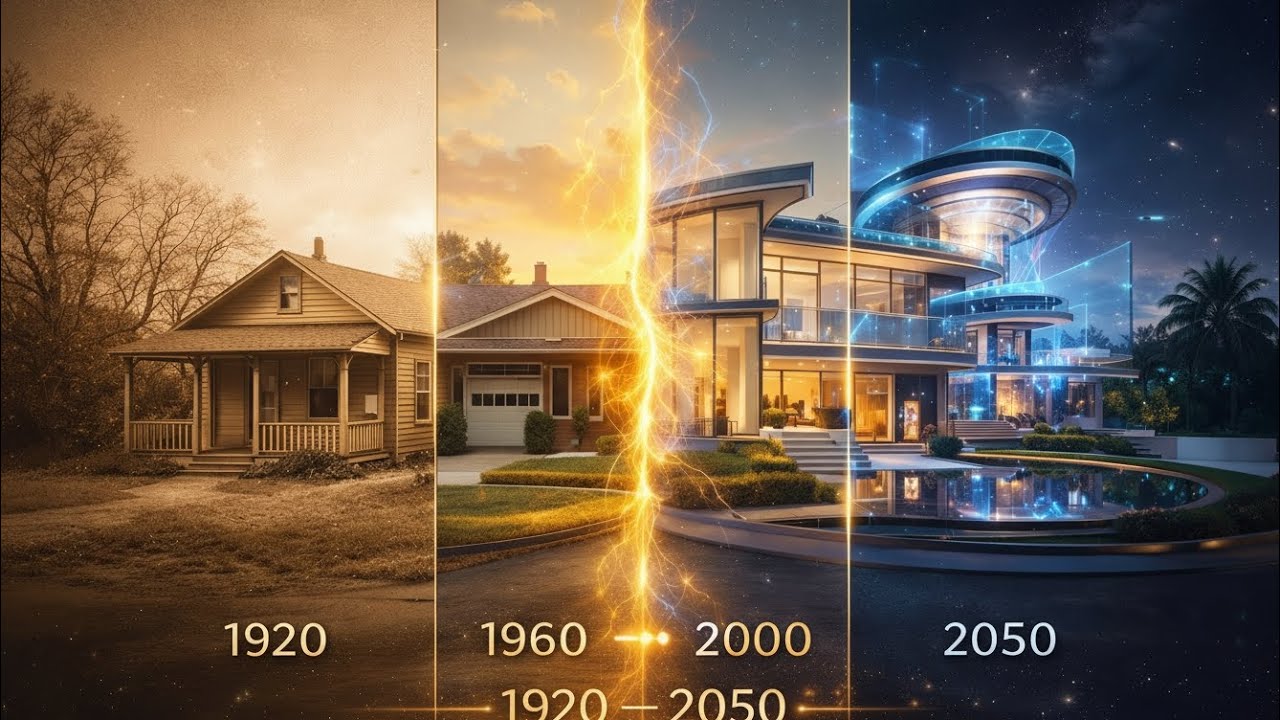 Houses Then vs Now vs Future (1920–2050) | How Homes Will Look in 2050 ...