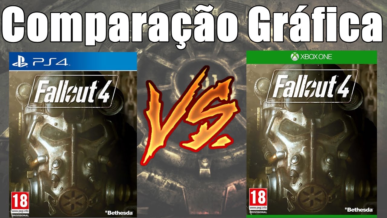 Fallout 4 PC vs PS4 vs XOne [Comparação Gráfica] - YouTube