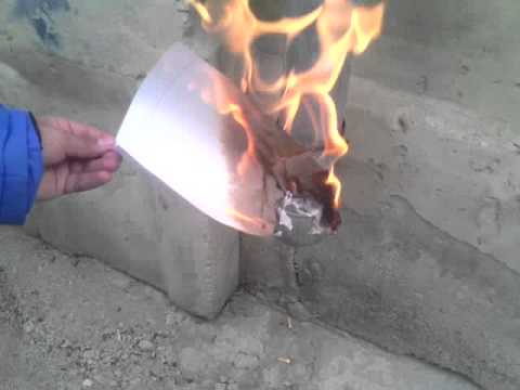 бумага горит в обратную сторону - YouTube