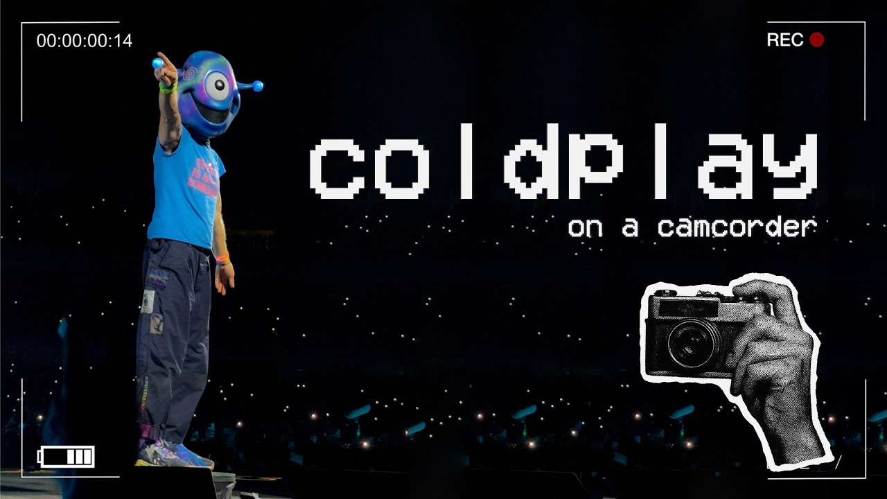 coldplay mumbai | retro camcorder | 4:3 | paradise - YouTube