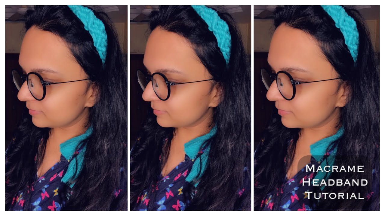 Macrame Headband Tutorial | Handmade Hairband | Hair Accessory Tutorial | DIY - YouTube