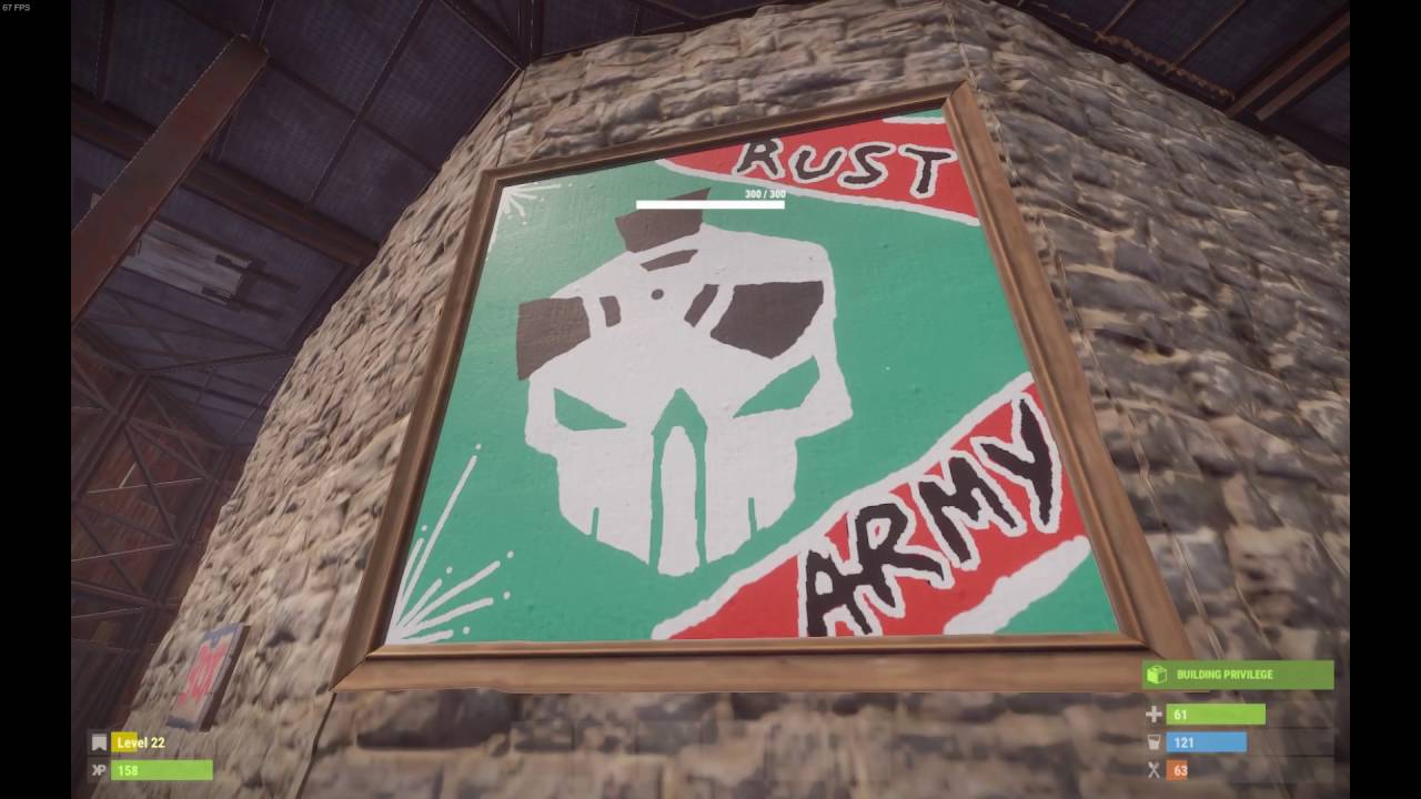 Rust Army base Tour and base defence's - YouTube