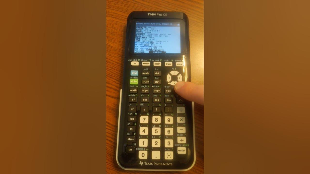How To Change From Radians To Degrees On TI 84 Plus CE YouTube how-to-change-from-radians-to-degrees-on-ti-84-plus-ce-youtube