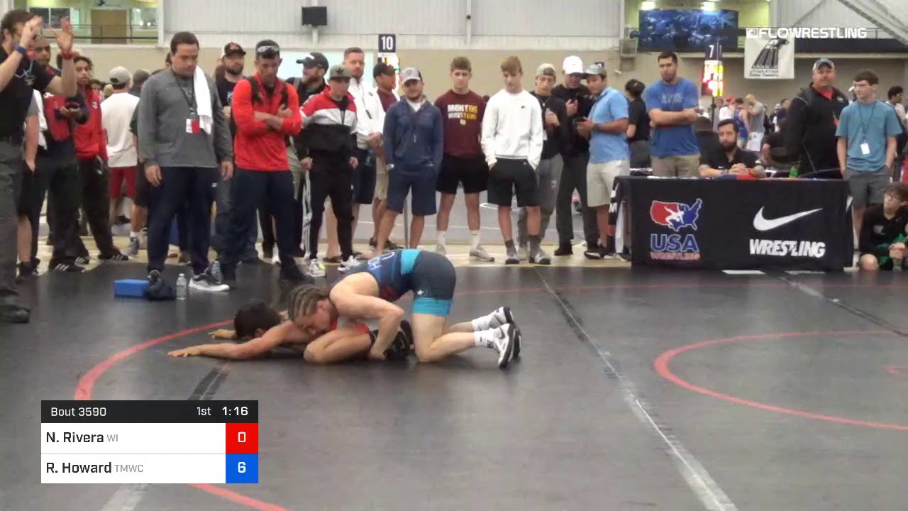 55 Kg Semifinal Nicolar Rivera Team Wisconsin Vs Robert Howard TMWC ...