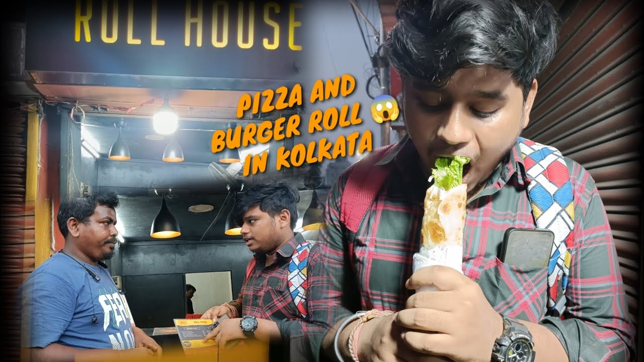First time ever Pizza and burger roll in kolkata 😱🍕||UNBELIEVABLE - YouTube