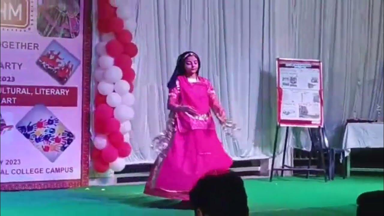 Fresher Party Dance Rajasthani Dance Solo Dance Performance