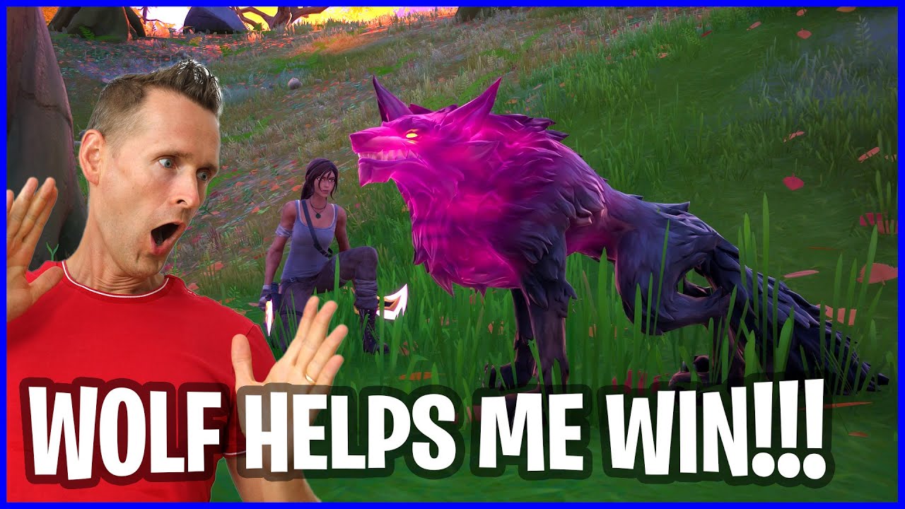 TAMING A WOLF TO WIN A VICTORY ROYALE - YouTube